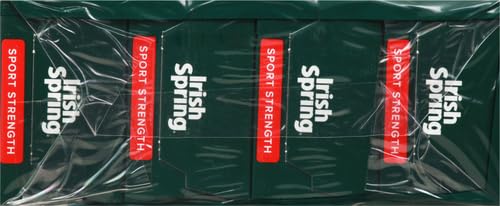 Irish Spring Antibacterial Bar Soap, Body and Hand Soap Bar Washes Away Bacteria, 3.7 Ounce, 8 Bars