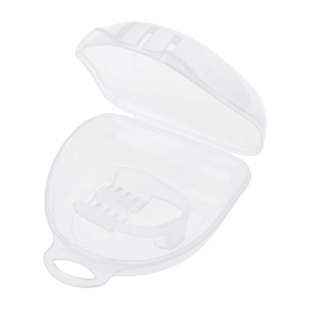 Gergxi Mouth Guard Brace,GergxiAnti Grinding Teeth Protector Dental Mouth Guard Grinding Bruxism Gum Shield, 40x30mm(1.57x1.18in)