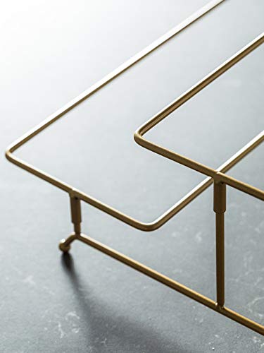 YHOSSEUN Large Tiered Serving Stand with Platters 3 Tier Serving Stand Serving Tray for Dessert Server Display Collapsible Sturdier Metal Rack