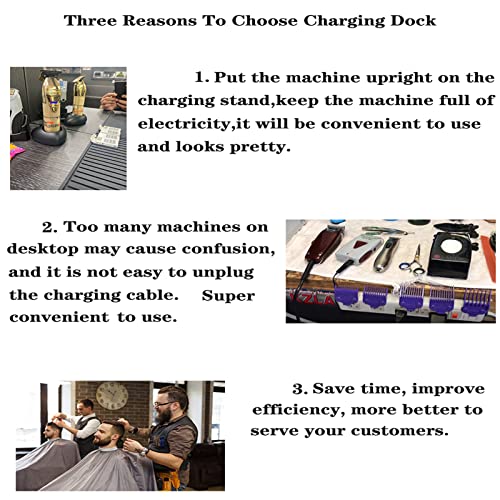 Hair Clipper Charging Stand for Babyliss FX 8700GCN 787GCN Electric Trimmer Charging Replacement Accessory Standing Charger Base Barber Cutting Tools