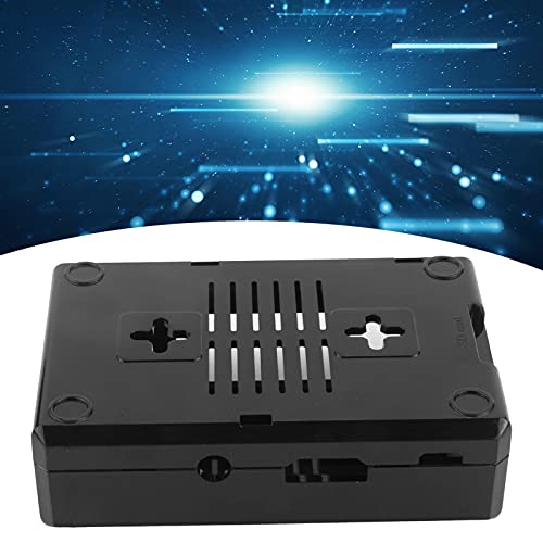 SALUTUY Protective Case for Raspberry Pi, Long Service Life Protective Shell for Raspberry Pi Four Colors Reasonable for Raspberry Pi 3B/3B+(Black)