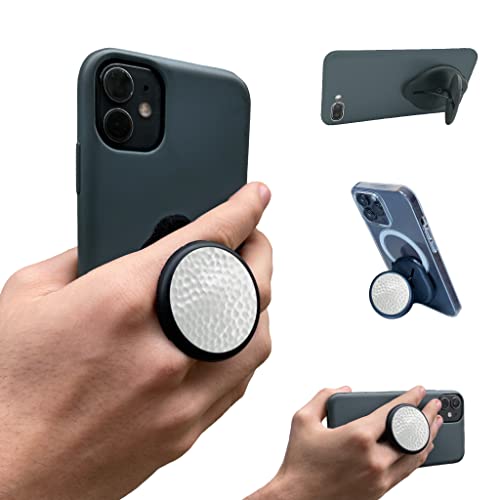 G-Hold Phone Holder & Stand - Comfort Grip Works with All Phones, Cases - Ergonomic, Rotating, Removable for Wireless Charging and Adjustable - Barbarella Bash-Up