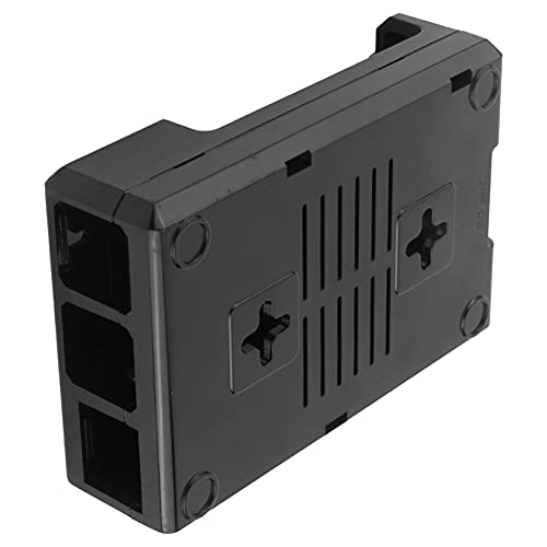 SALUTUY Protective Case for Raspberry Pi, Long Service Life Protective Shell for Raspberry Pi Four Colors Reasonable for Raspberry Pi 3B/3B+(Black)