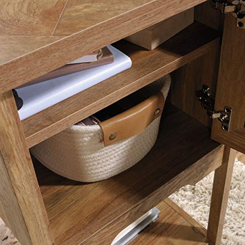 Sauder Coral Cape Desk, L: 58.62" x W: 23.47" x H: 30.0", Sindoori Mango Finish