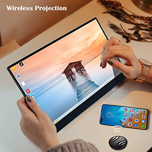 Monitor 4K/ 1080P Portable Monitor 15.6' FHD HDR Computer Display With Hand Drawn Function USB- C HDMI External Monitor For Laptop PC Phone Mac Xbox PS4 Switch Gaming Monitor ( Size : 4K )