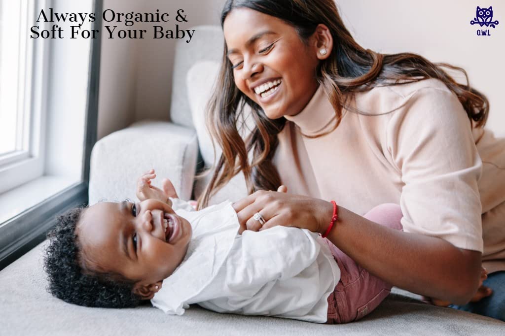 Baby & Toddler Travel-Friendly Padded Change Pad with 100% Organic Cotton Lined Interior, an O.W.L Product