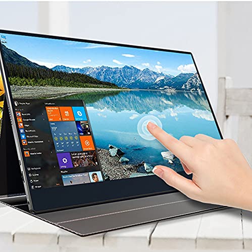 Monitor 4K/ 1080P Portable Monitor 15.6' FHD HDR Computer Display With Hand Drawn Function USB- C HDMI External Monitor For Laptop PC Phone Mac Xbox PS4 Switch Gaming Monitor ( Size : 4K )
