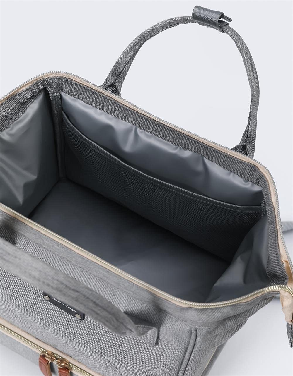 Breast Pump Backpack - Mini Diaper Bag Insulation Lunch Bag Portable Mommy Bag with Double Layer for Women