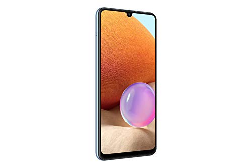 Samsung Galaxy A32 4G Dual A325F-DS 128GB 6GB RAM Factory Unlocked (GSM Only | No CDMA - not Compatible with Verizon/Sprint) International Version - Awesome Blue