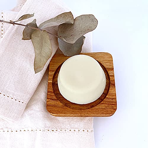 Ruh Natural Conditioner Bar for All Hair Types, Handmade Sulfate Free Conditioner Bars with Cocoa Butter and Jojoba, Vegan and Zero-Waste Eco-Friendly