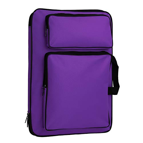 Waterproof Artist Portfolio Case Art Backpack Portable Drawing Board Bag with Adjustable Strap Large Painting Sketch Pad Storage Bag Artist Student Art Supplies