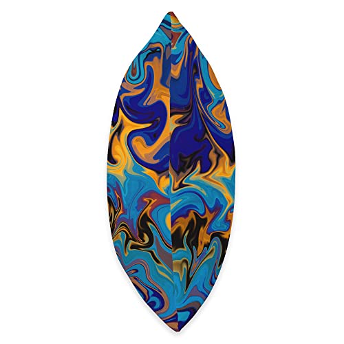 Abstract Art Paint Dripping Trippy Cases Trippy Abstract Paint Drip Acid Oil Spill 70's Look Throw Pillow, 18x18, Multicolor