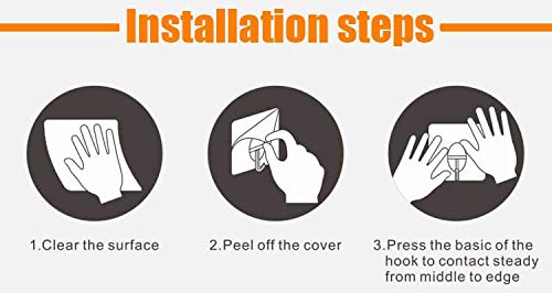 Cell Gel Mounts 6 Pack | Strong Hold Reusable Hook for Hanging | Transparent Reusable Self Adhesive Hook | Waterproof Heavy Duty (9 lb) | Hooks for Bathroom, Shower, Outdoor, Kitchen, and More