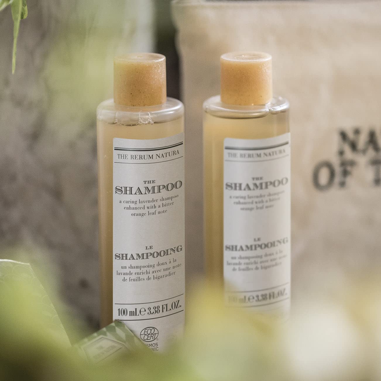 THE RERUM NATURA Organic Certified Shampoo with Lavender and Enriched with a Note of Bitter Orange Leaf for Light Daily Use - Made in Italy with 100% Recycled Bottle (3.38 Fl oz)