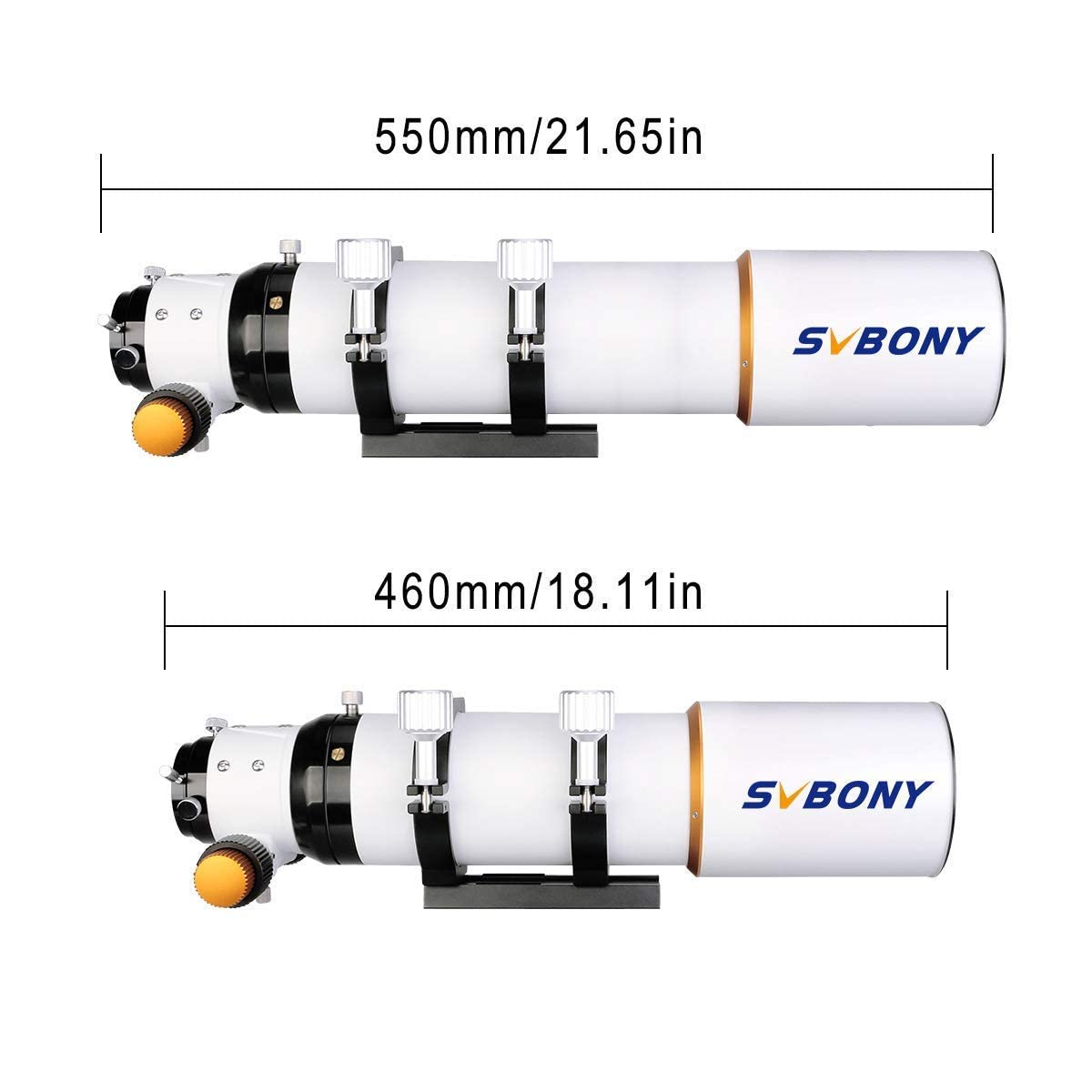 SVBONY SV503 Telescope 80ED F7 Telescope, Bundle with SV193 Focal Reducer 2 Inch 0.8X Field Flattener Telescope Accessory for SV503 80mm F7 ED Telescope