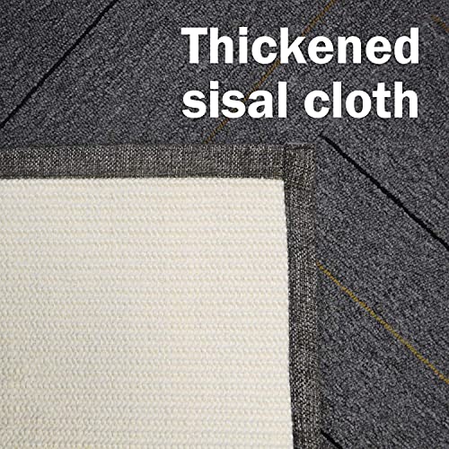 Cat Scratch Furniture Couch Protector with Natural Sisal for Protecting Couch Sofa Chair (Right Hand)