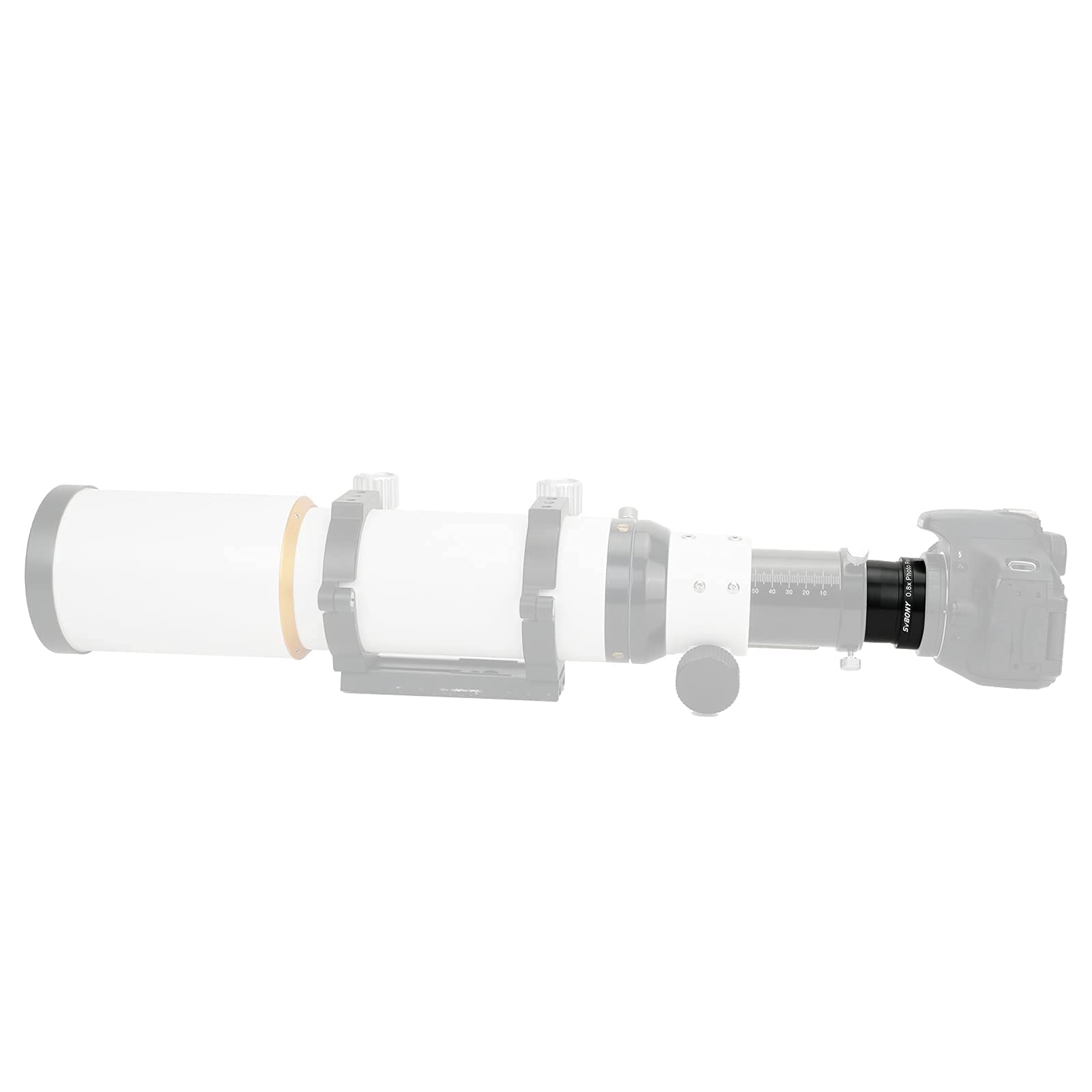 SVBONY SV503 Telescope 80ED F7 Telescope, Bundle with SV193 Focal Reducer 2 Inch 0.8X Field Flattener Telescope Accessory for SV503 80mm F7 ED Telescope