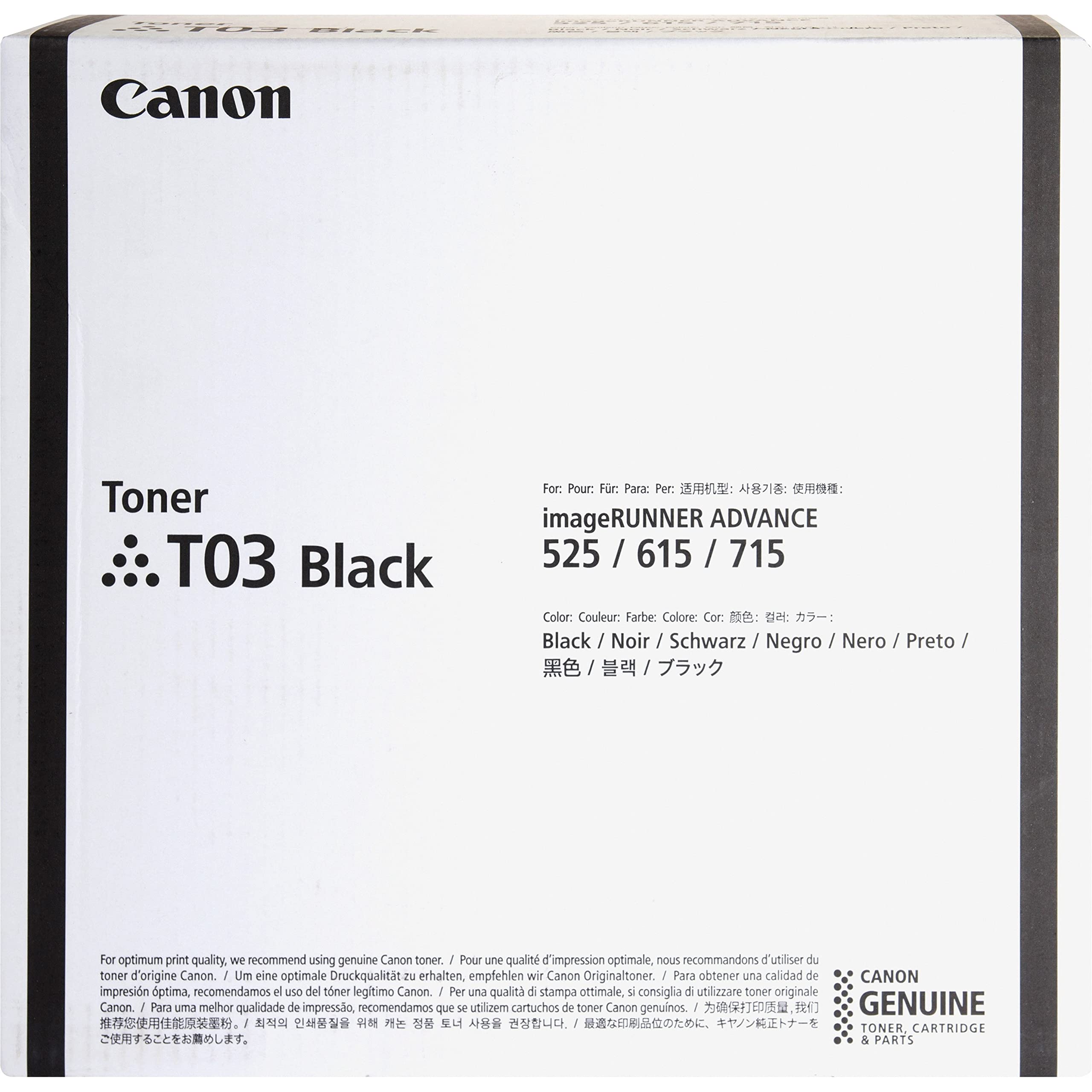 Canon, CNMT03, T03 Toner, 1 Each