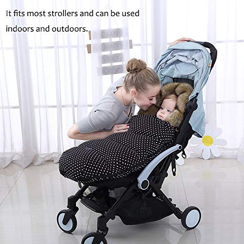 Pram Footmuff,Stroller Padded Footmuff Cover Cosy Toes,Baby Winter Foot Cover,Warmth,Windproof, Waterproof, Cold Resistant, Washable (Sea Blue)