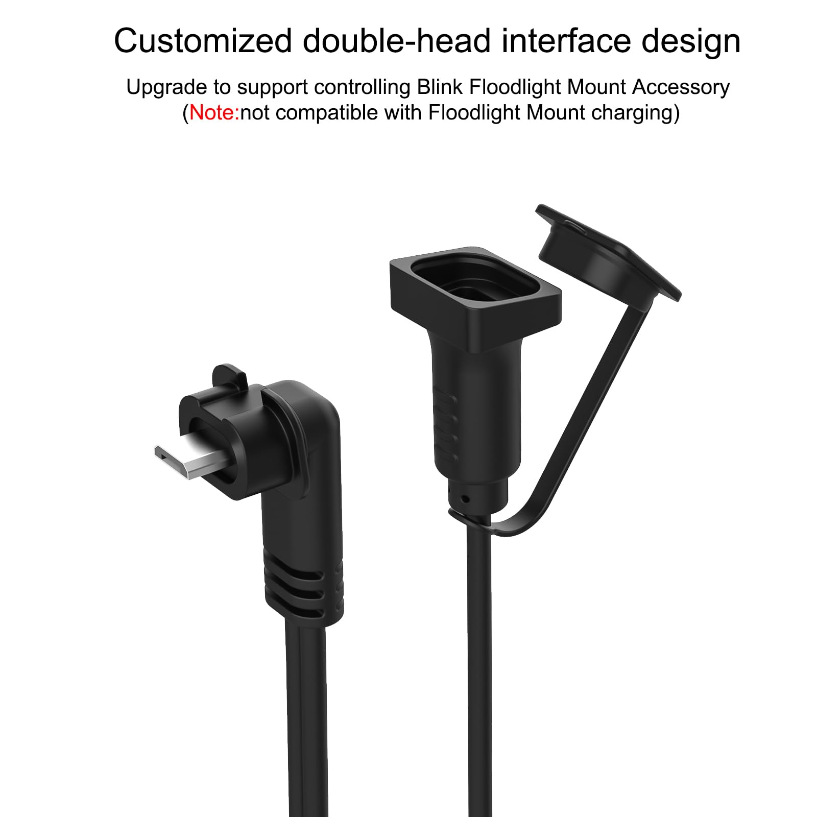 4W Solar Panel Charging Compatible with Blink Outdoor(3rd Gen) /xt xt2 Camera, with 13.1ft Waterproof Charging Cable, IP65 Weatherproof,Includes Secure Wall Mount(3-Pack)