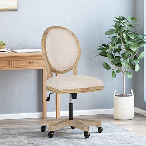 Christopher Knight Home Pishkin Office Chair, Beige + Natural
