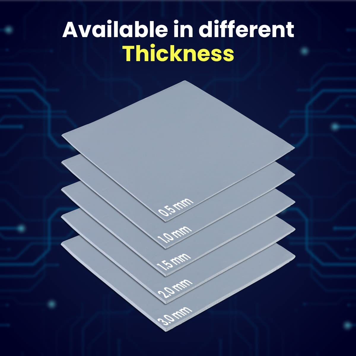Gelid Solutions GP-Extreme 12W-Thermal Pad 120x120 Excellent Heat Conduction, Ideal Gap Filler. Easy Installation (120x120x1.0)