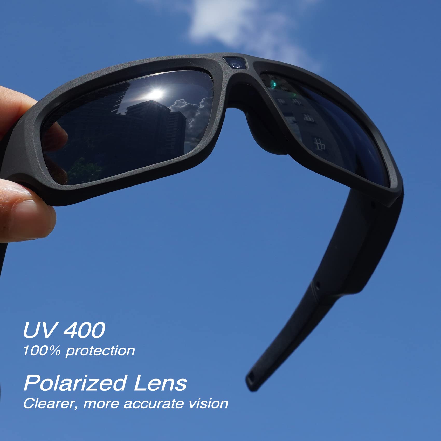 Video Camera Glasses Sports Sunglasses 4K Video 32GB Memory Inside Polarized UV 400 Lens Tech Gadgets for Men