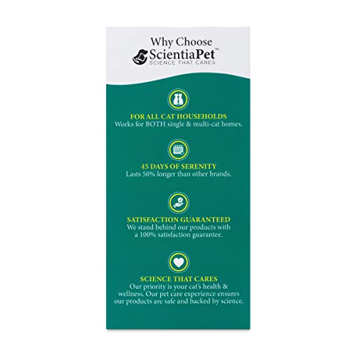 bSerene Pheromone Calming Solution for Cats|45-Day Starter Kit: Plug-in Diffuser + Refill |Helps Reduce Hiding, Scratching, Stress, Anxiety | for Single/Multicat Homes|45 Days of Constant Comfort