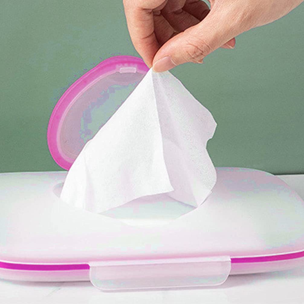 2pcs On- The- Go Wipes Dispenser Baby Wipe Dispenser Reusable Portable Wipe Holder Baby Wipes Container Travel Refillable Pouch