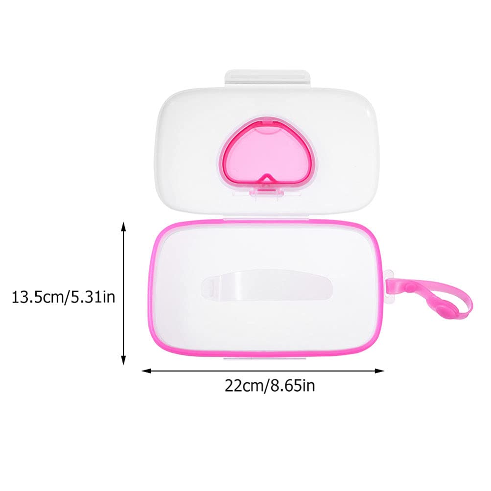 2pcs On- The- Go Wipes Dispenser Baby Wipe Dispenser Reusable Portable Wipe Holder Baby Wipes Container Travel Refillable Pouch