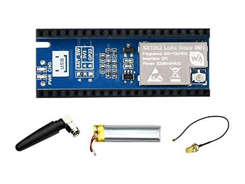 Waveshare SX1262 LoRa Node Module for Raspberry Pi Pico Supports LoRaWAN Protocol EU868 Band