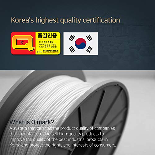 PLA 3D Printing Filament - ALLTIME3D - Pure White 300g (0.66lbs) - 1.75mm Dimensional Accuracy +/- 0.05mm 3D Printer Pen for Professional. World Leader in alltime 3D Filament (Pure White)