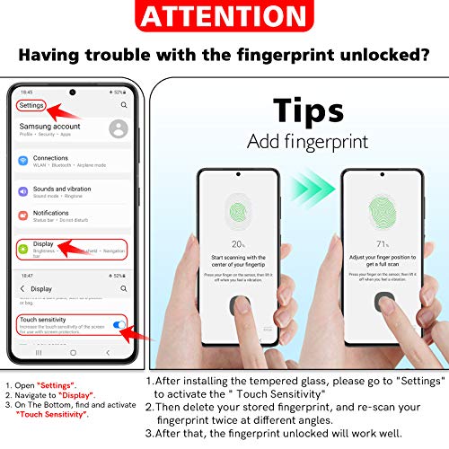 LK 2 Pack Screen Protector Compatible for Samsung Galaxy S21 & 2 Pack Lens Protector with Alignment Frame, [9H] Tempered Glass Screen Protector for Galaxy S21 5G, Scratch-Proof, 6.2-inch, Clear