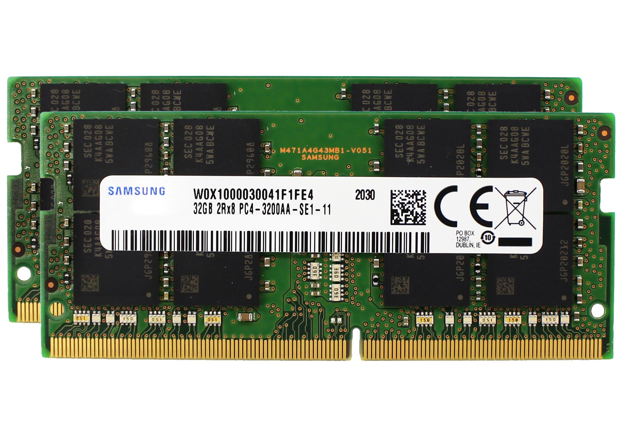 Factory Original 64GB (2x32GB) Compatible for HP EliteBook, EliteOne, ENVY x360, Zbook, OMEN Laptop Notebook Memory Module Upgrade RAM DDR4 3200MHz PC4-25600 SODIMM 2Rx8 CL22 1.2v P/N 13L73AA Adamanta