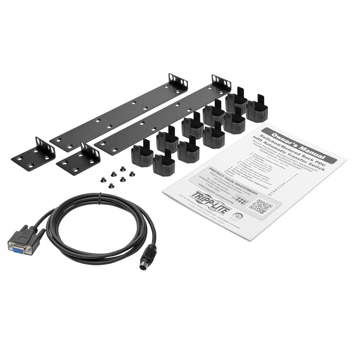 Tripp Lite Metered PDU, Auto-Transfer Switch (ATS), 20A, 120V, 1.92kW, Single-Phase - 16 Outlets (5-15/20R), Dual 12ft L5-20P Input Cords - 1U Rackmount, TAA Compliant, 2 Year Warranty (PDUMH20ATS)