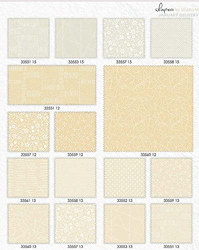 Whispers Charm Pack by Studio M; 42-5 Inch Precut Fabric Quilt Squares