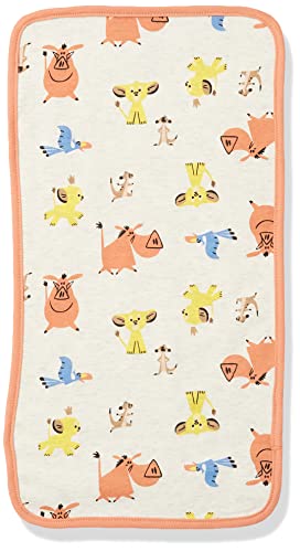 Amazon Essentials Disney | Marvel | Star Wars Unisex Kids' Burp Cloths, Pack of 6, Lion King Play Eat Roar, One Size