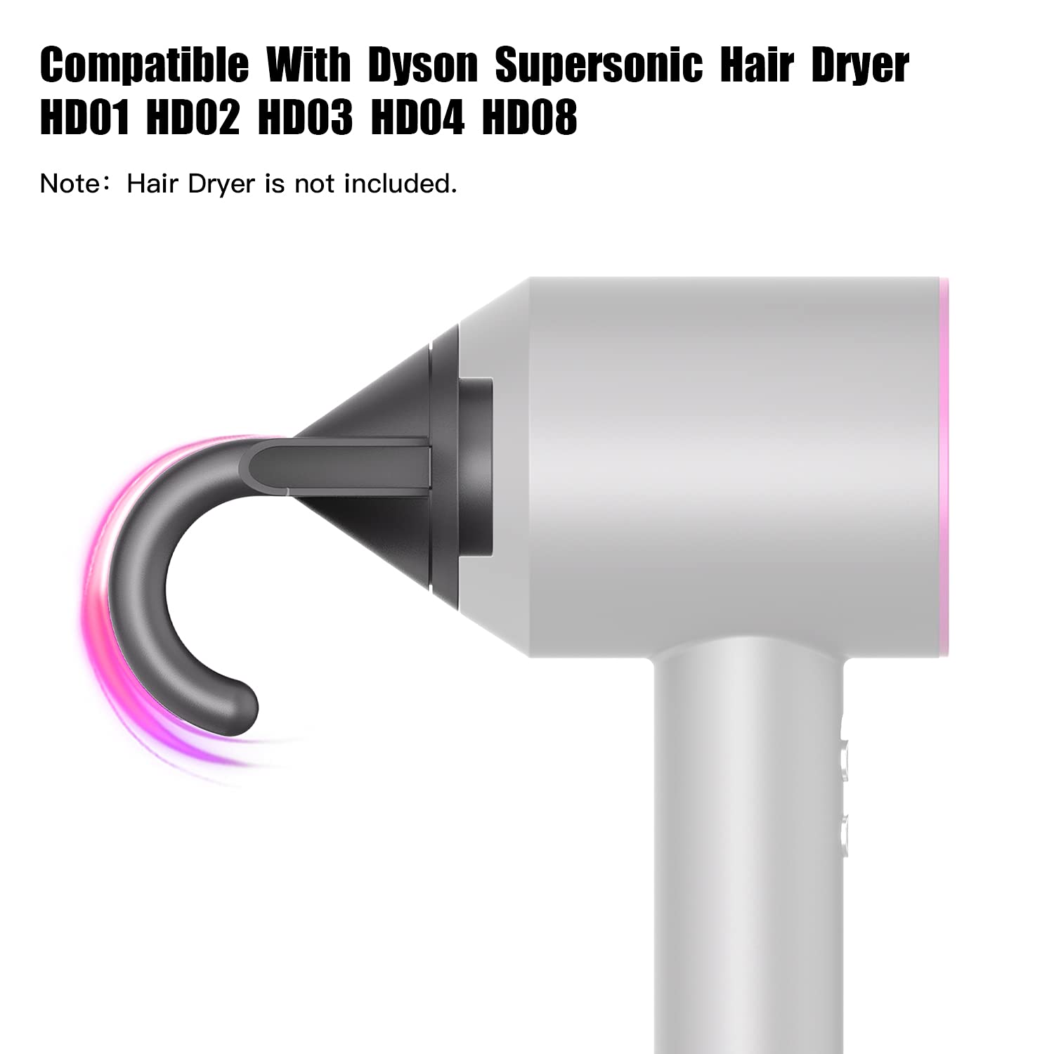 Anti-Flight Flyaway Attachment Nozzle for Dyson Supersonic Hair Dryer - Accessories for Dyson Supersonic Hair Dryer HD01 HD02 HD03 HD04 HD08