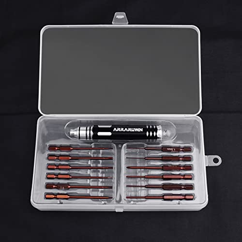 Hex Screwdrivers Set 12 in 1 RC Hobby Tools Kit S2 Steel Tool for RC Car Model Drone Airplane Robotics Helicopter Quadcopter Boat FPV Home Appliances Repair