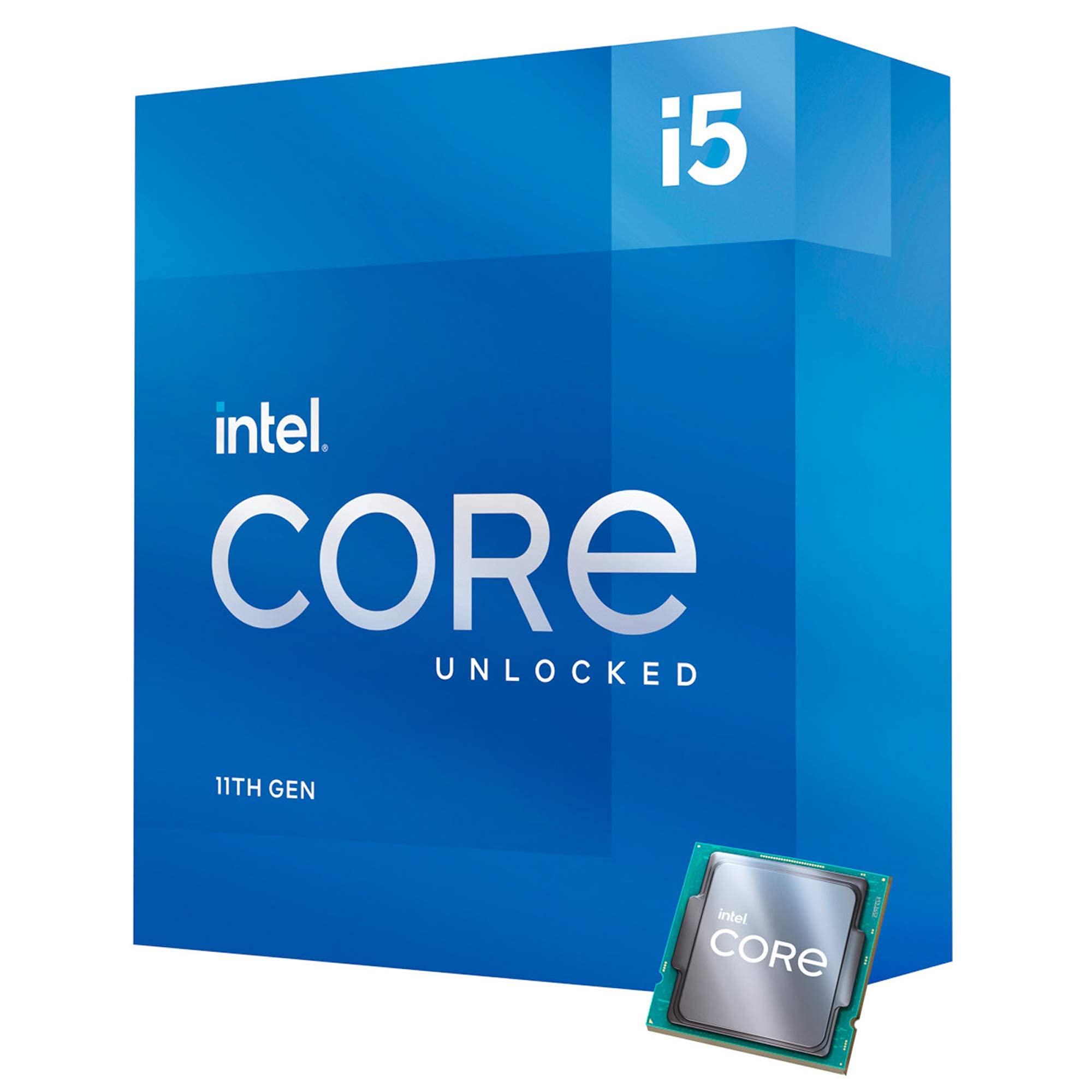 Intel Core i5-11600K Desktop Processor 6 Cores up to 4.9 GHz Unlocked LGA1200 (Intel 500 Series & Select 400 Series Chipset) 125W (Renewed)