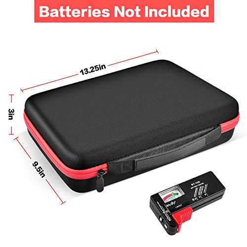 Batteries Holder Containers red