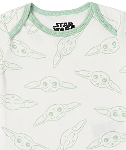 Amazon Essentials Disney | Marvel | Star Wars Unisex Babies' 6-Piece Outfit Set, Pack of 6, Star Wars The Child, 6-9 Months