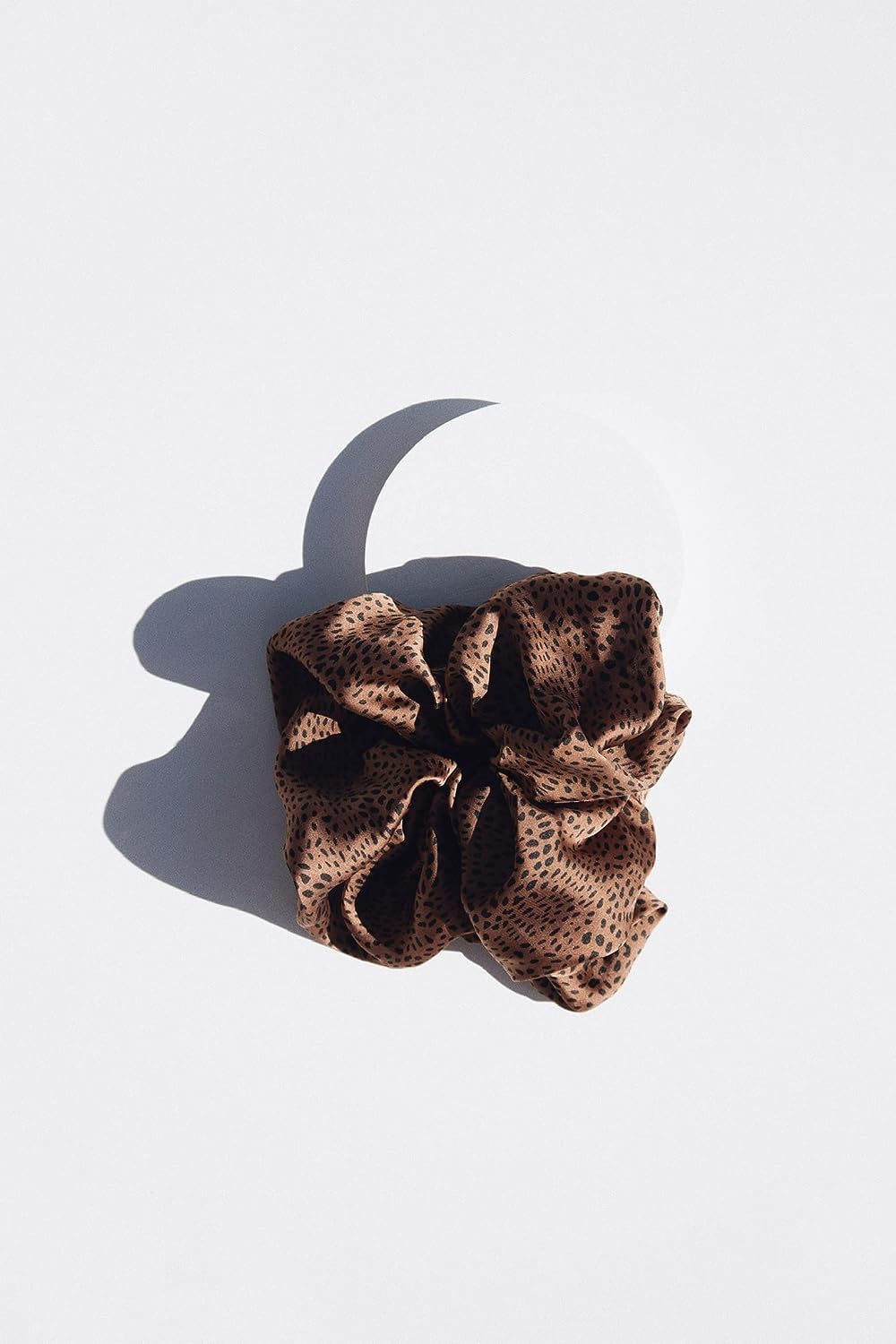 Kristin Ess The Oversized Satin Scrunchie, Cheetah (Pack-1)