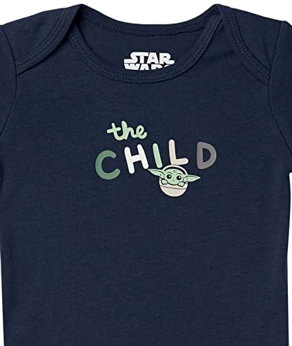 Amazon Essentials Disney | Marvel | Star Wars Unisex Babies' 6-Piece Outfit Set, Pack of 6, Star Wars The Child, 6-9 Months