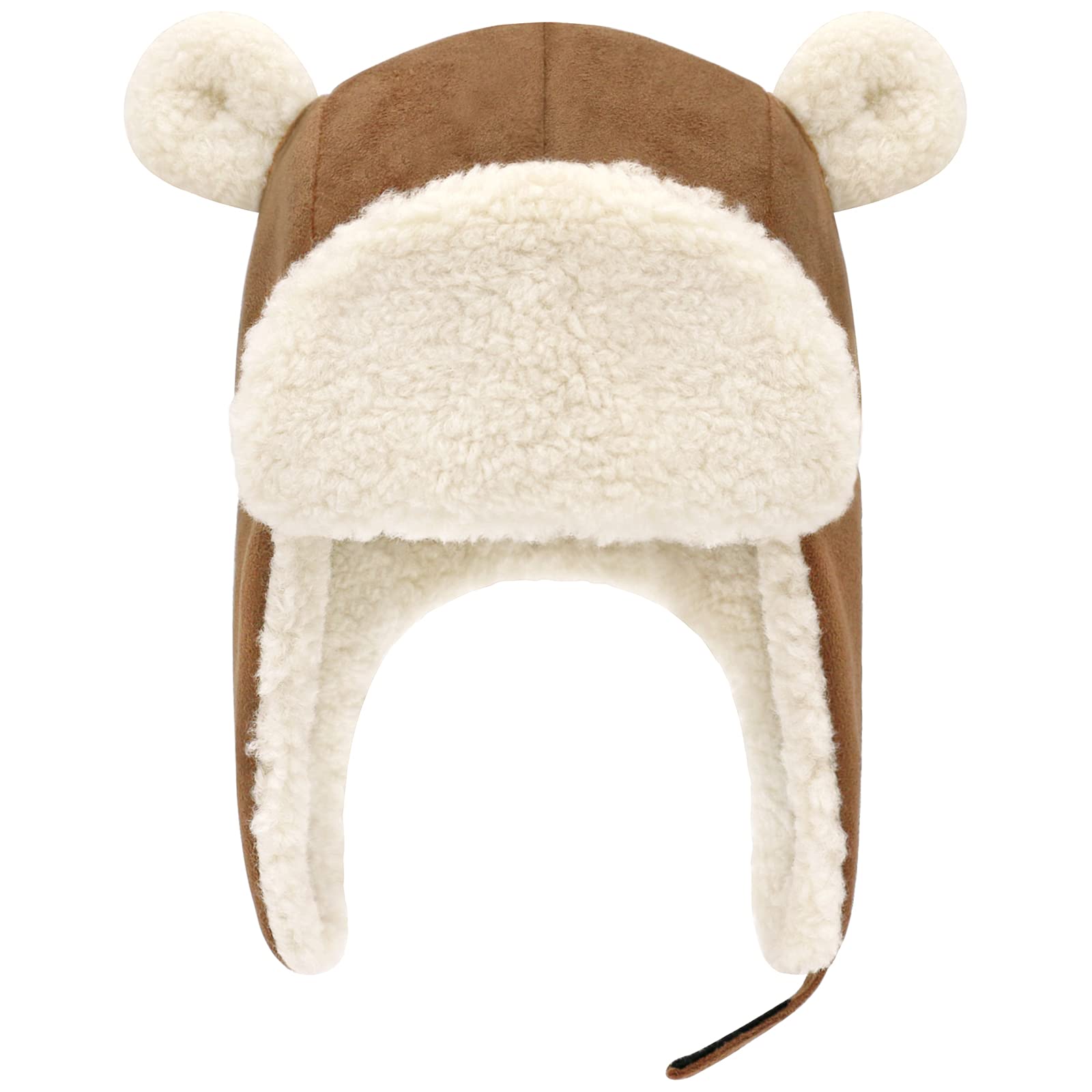 Baby Hat Baby Winter Hats 0-6 Months Baby Boy Hat Baby Boy Winter Hat Sherpa Infant Winter Hat Boy Baby Girl Winter Hat Brown
