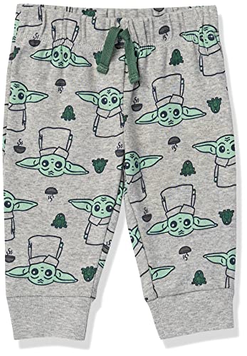 Amazon Essentials Disney | Marvel | Star Wars Unisex Babies' 6-Piece Outfit Set, Pack of 6, Star Wars The Child, 6-9 Months