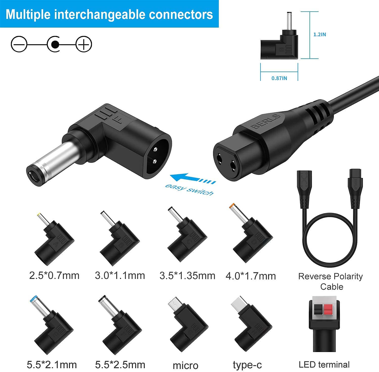 Newding 36W AC DC Adapter Power Supply 5V 6V 8V 9V 10V 12V 14V 15V 16V 17V 18V 19V 20V for Household Electronics Smart Phone Strip Light CCTV Camera Tablet Speaker Router MAX 3000MA