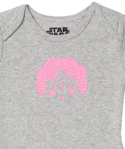 Amazon Essentials Disney | Marvel | Star Wars Unisex Babies' 6-Piece Outfit Set, Pack of 6, Star Wars Tiny Rebel, 0-3 Months