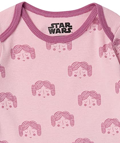 Amazon Essentials Disney | Marvel | Star Wars Unisex Babies' 6-Piece Outfit Set, Pack of 6, Star Wars Tiny Rebel, 0-3 Months