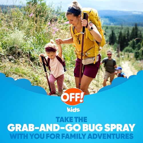 OFF! Kids Insect Repellent Spray, 100% Plant Based Oils, Safe for Use On Babies, Toddlers and Kids, 4 oz